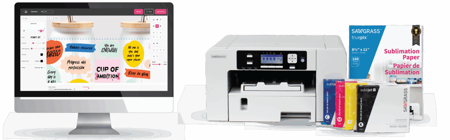 SubliJet Sublimation Inks & Printer Bundles | Sawgrass